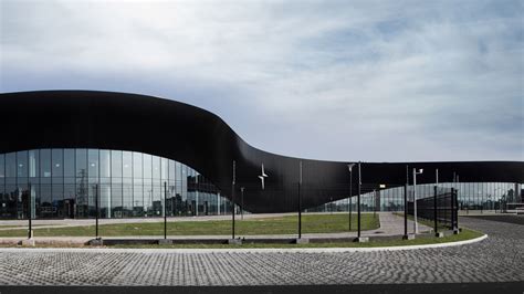 Snøhetta Wraps Polestar Production Facility In Wavy Black Facade