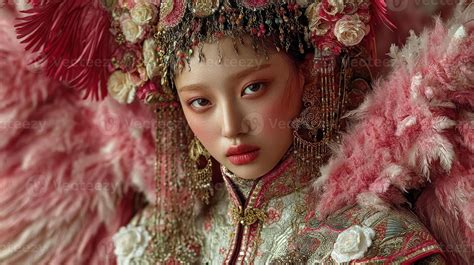 Elaborate Costume Design Showcases Vibrant Colors And Intricate Details