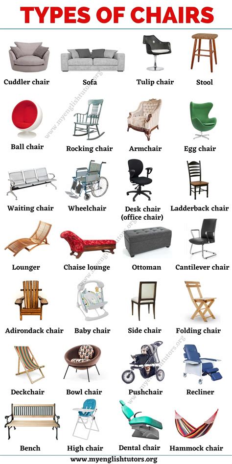 What Are The Different Kinds Of Chairs Design Talk