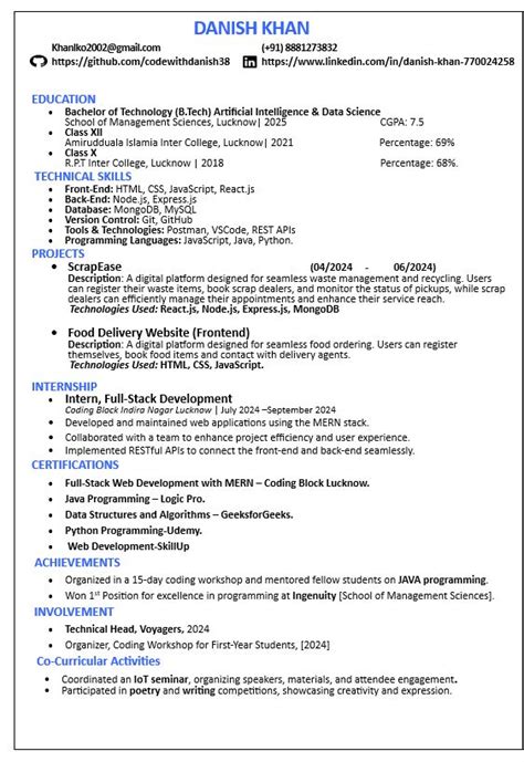 Danish Khan On Linkedin Artificialintelligence Datascience Fullstackdevelopment Mern