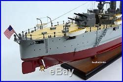 Uss Nebraska Virginia Class Pre Dreadnought Battleship Handcrafted