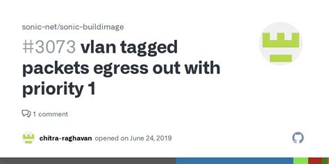 vlan tagged packets egress out with priority 1 · issue 3073 · sonic net sonic buildimage · github
