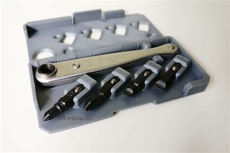 Xcelite Xl 75 Ratchet Offset Kit Holder By Marin Download Free Stl Model