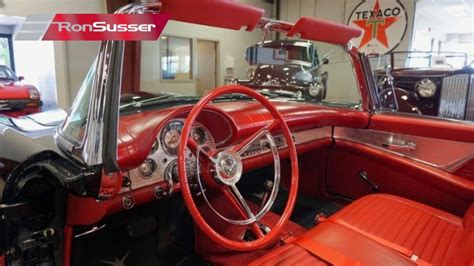1957 Ford Thunderbird Tbird Black Red Interior Hardtop Gorgeous Ron