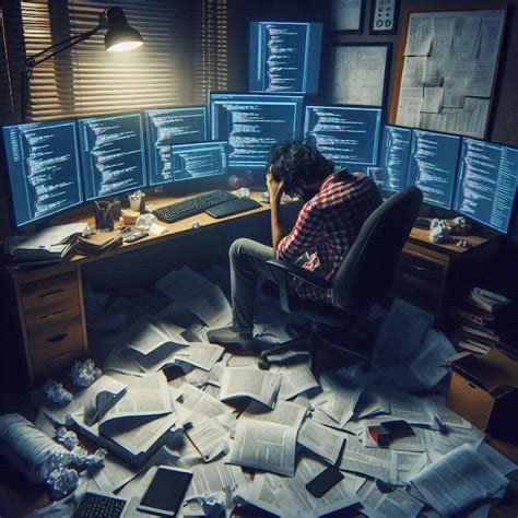 Indian Software Developer Struggles To Meet Deadline Premium Ai