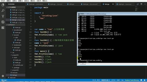 尚硅谷 Go核心编程 变量作用域课堂练习 YouTube