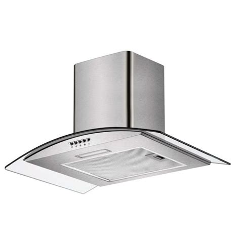 Falco 60cm Curved Glass Ssteel Chimney Extractor Fal 60 Cgs The