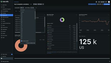 Template Variables Dynamically Filter Dashboards New Relic Documentation