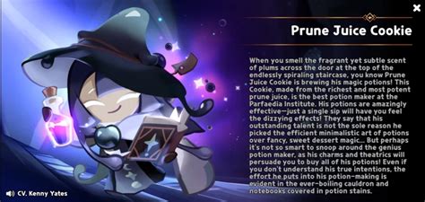 Prune Juice Cookie Toppings Build Cookie Run Kingdom Mirage Portal