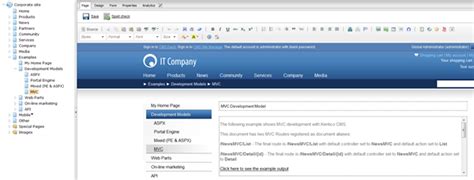 Improved Mvc Support In Kentico Cms V7