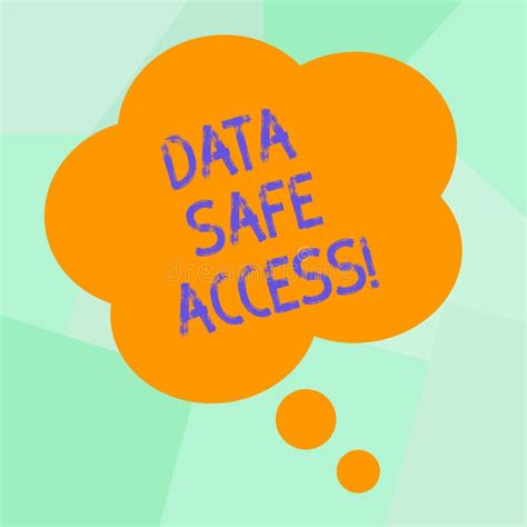Conceptual Hand Writing Showing Data Safe Access Business Photo Text Protective Privacy