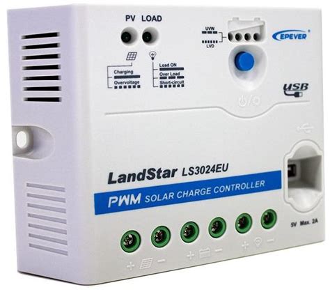 Regulator ładowania PWM EPEVER LS3024EU 30A 12 24V gniazdo USB Hurton pl