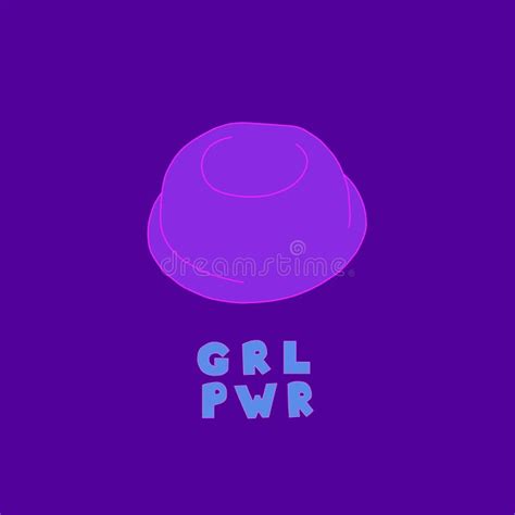 Flat Modern Female Condom Icon On Neutral Background Unwrapped Condom