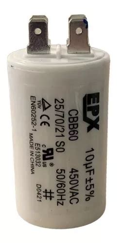 Capacitor Permanente 10uf 450v Mercadolivre