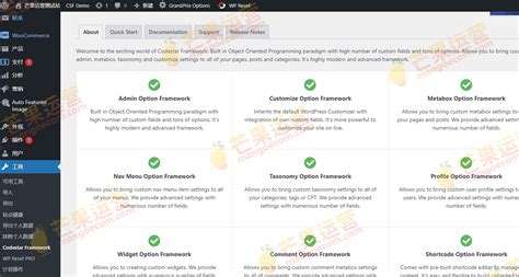 Codestar Framework A Wordpress Option Framework 228 插件破解版下载芒果运营