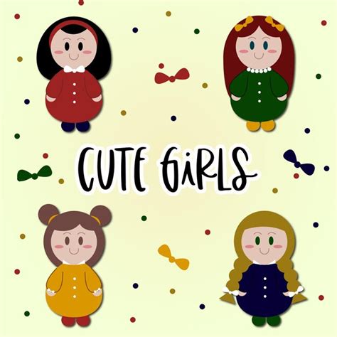 Premium Vector Cute Girls