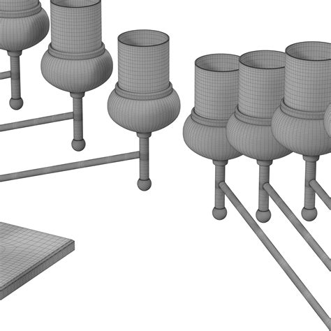 Menorah 3d Model 30 Max Free3d