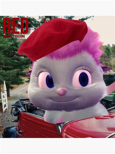 Bibble Red Tv Taylor Swift Album Cover Sticker For Sale By