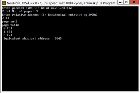Poooda Simulate Paging Technique Of Memory Management