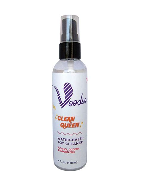 Sex Toy Cleaner Spray Voodoo Clean Queen Sanitizing Spray 4 Fl Oz