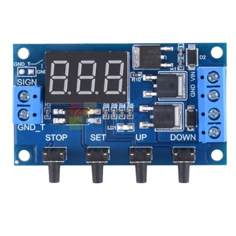 Dc 5v 36v Trigger Cycle Timer Delay Relay Switch Circuit Module Mos Tube W Case 954 Picclick Ca