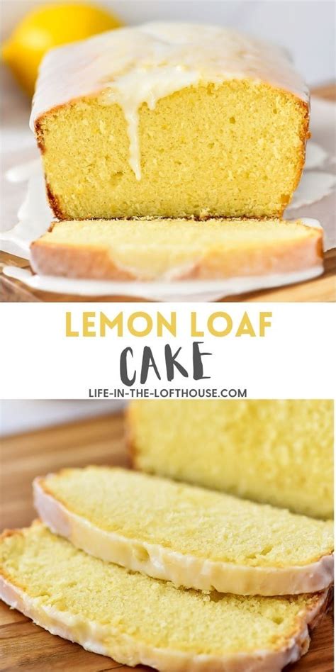 Lemon Loaf Cake With Decadent Glaze
