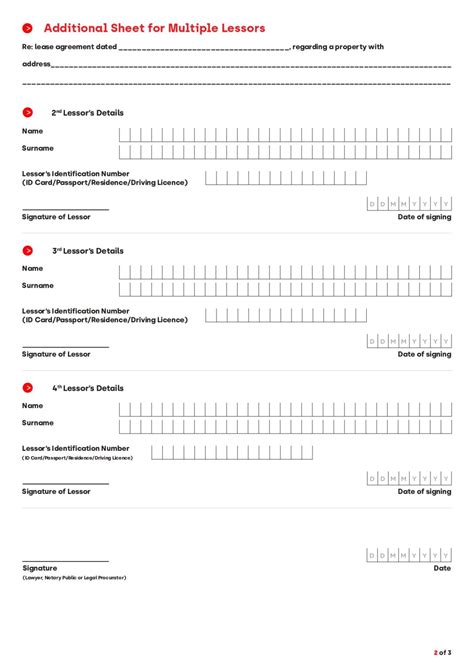 Lease Agreement Attestation Form For Malta Residents 2024