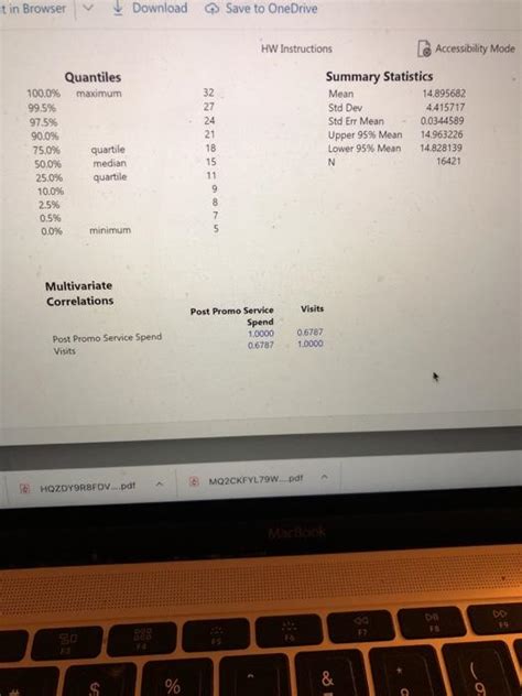 Solved Model 1 Simple Linear Regression Model Using The Jmp