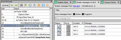 Shader Messages — Renderdoc Documentation