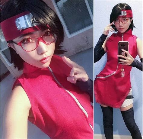 Pin By Indrazis Rani On Uchiha Sarada Cosplay Naruto Cosplay Uchiha