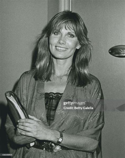 Actress Maud Adams Attending Entertainment Tonight Party For Robin