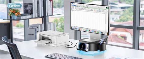 Amazon Com KDD Monitor Stand Riser With Drawer Computer Monitor Stand For Desk With 3 USB 1