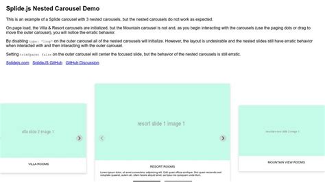 Splidejs Carousel Demo