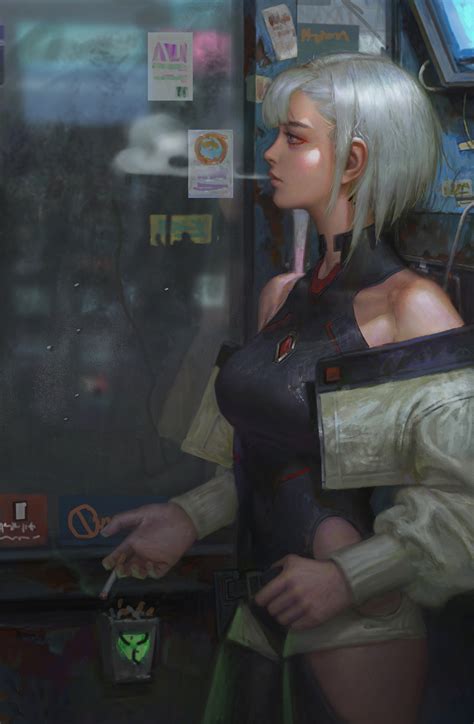 Lucy Cyberpunk And More Drawn By Ting Xie Danbooru