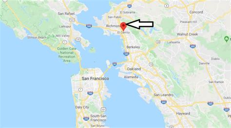 El Cerrito California Map