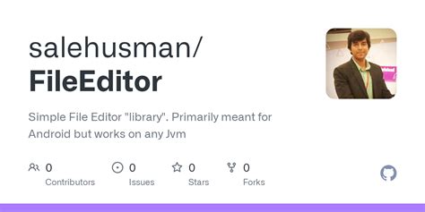 Github Salehusmanfileeditor Simple File Editor Library Primarily Meant For Android But