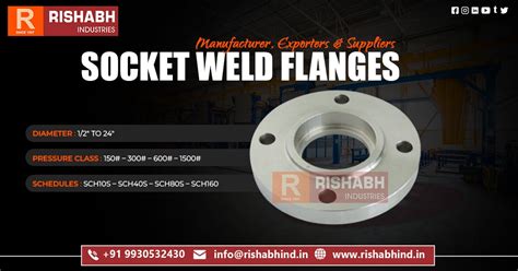 Socket Weld Flanges Manufacturer Rishabh Industries