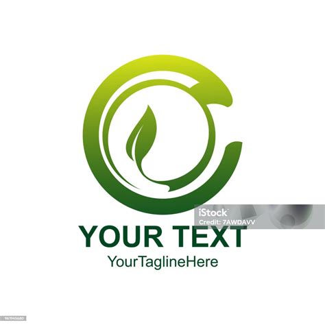 원형 녹색 잎 생태 자연 요소 벡터 아이콘입니다 잎 로고와 추상 유기 잎 로고입니다 0명에 대한 스톡 벡터 아트 및 기타 이미지