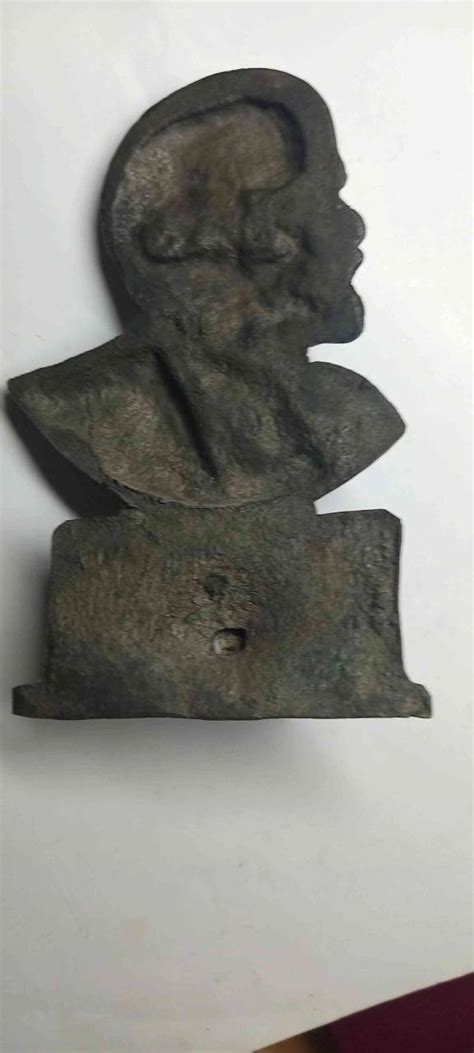 Настольная плакетка бронза ВИ Ленин 100 летие купля продажа Анти