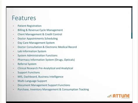 Attune Practice Management Software At Best Price In Chennai