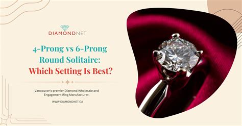 4 Prong Vs 6 Prong Round Solitaire Which Setting Is Best Diamondnet