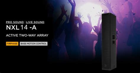 Rcf Nxl 14 A ลำโพงคอลัมน์แอคทีฟ 2100 วัตต์ เสียงทรงพลัง