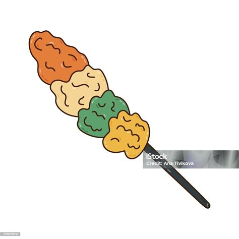 귀여운 다채로운 낙서 깃털 먼지떨이로 가구의 먼지를 닦아냅니다 드라이 클리닝 아파트를위한 손으로 그린 Pipidaster 재미 있은 선 먼지 청소기 브러시는 배경에 고립되어