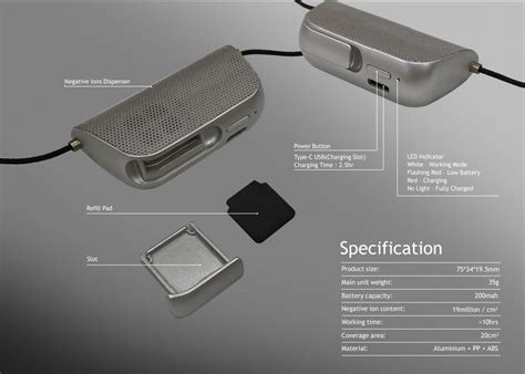 Bloomy Lotus Negative Ion Diffuser The Zen Wearable Universal Companies