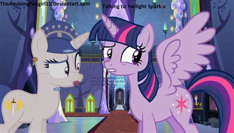 Talking To Twilight Sparkle By Mak2020 On Deviantart