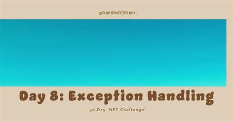day 8 of 30 day challenge exception handling
