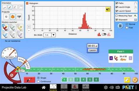 Github Phetsims Projectile Data Lab Projectile Data Lab Is An Educational Simulation In