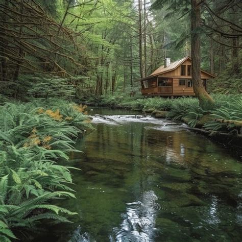 Free Secluded Forest Cabin Image Download At Stockcake
