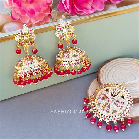 Jhumka Earrings Jhumka Jhumke Jumka Jhumkas Online