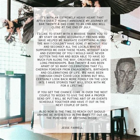 Jesse Farrell On Linkedin End Of An Era ️